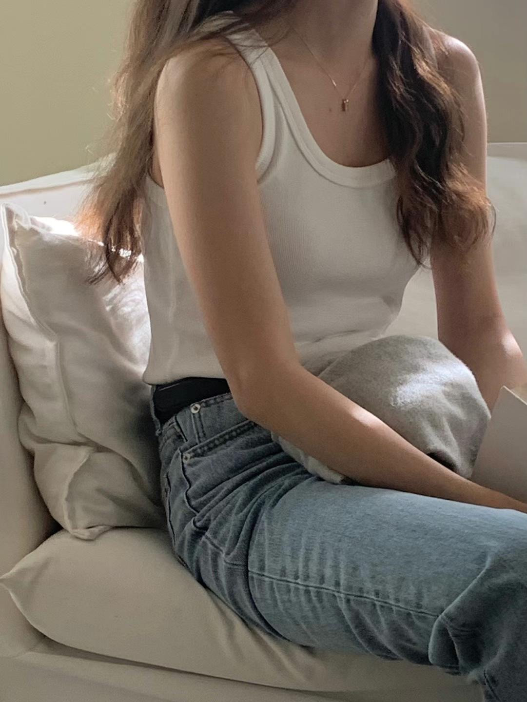 NONO darlin' | 螺紋棉質背心