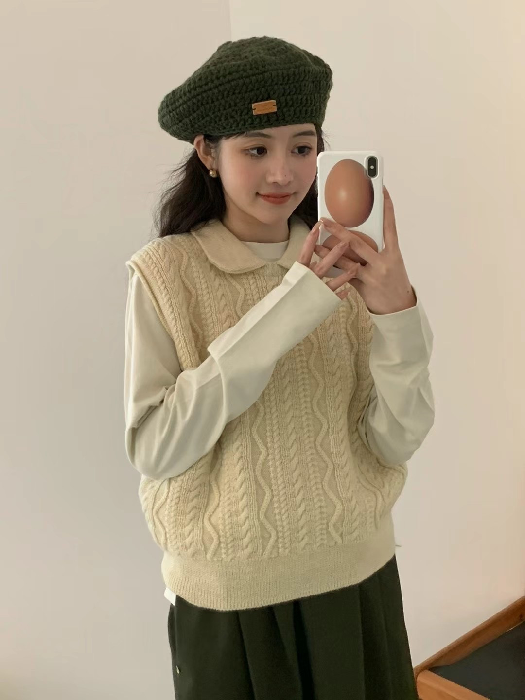 NONO darlin' | 小圓領麻花背心