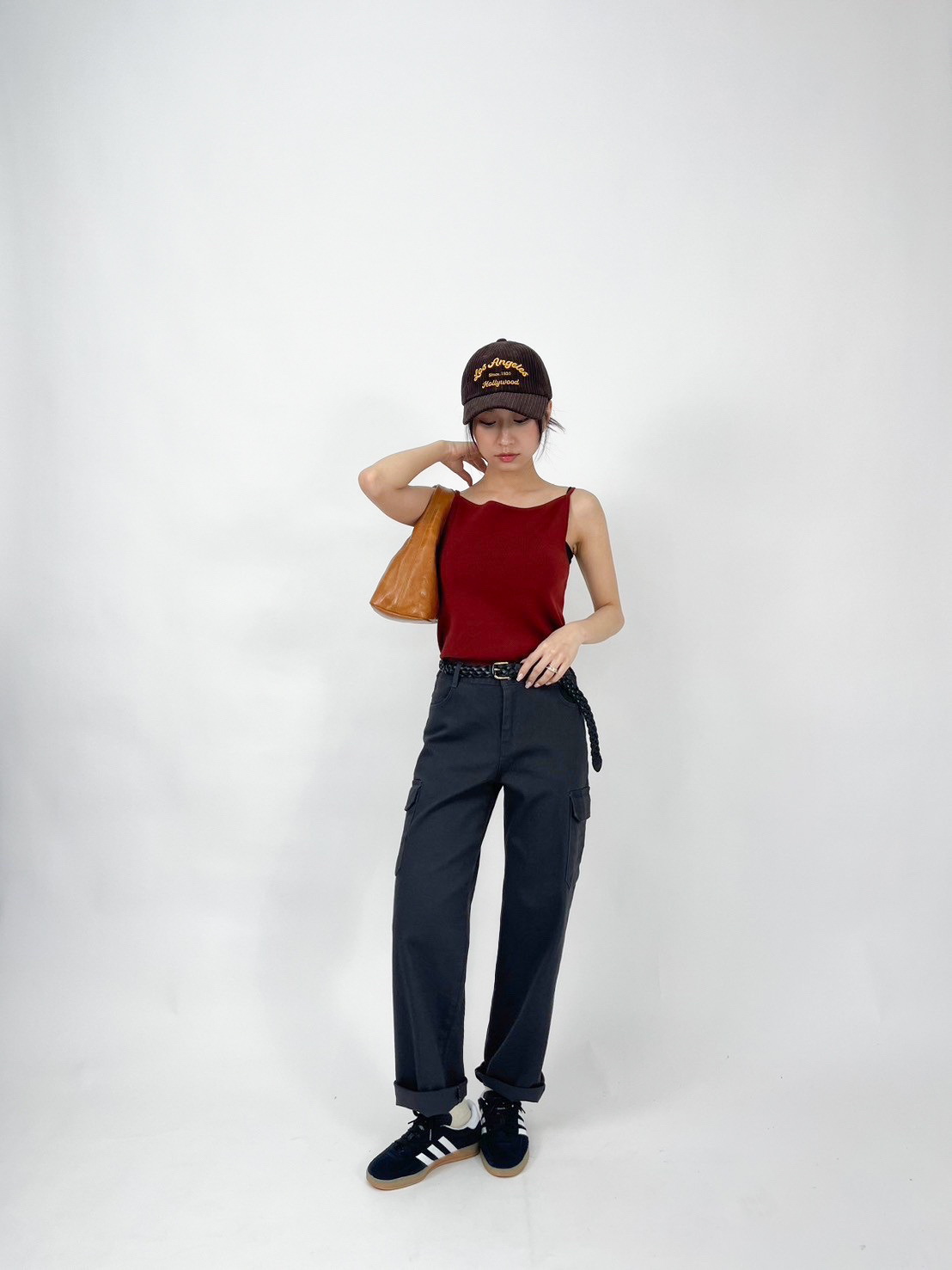 NONO darlin' | 後鬆緊側口袋休閒長褲